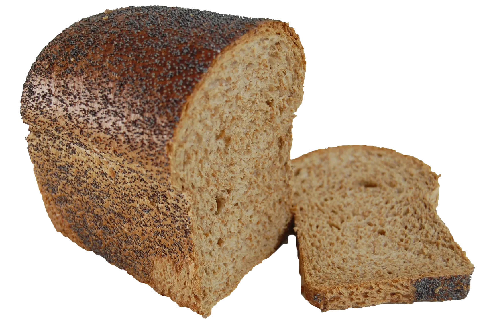 Bruinbrood maanzaad bus - Bakkerij van der Most